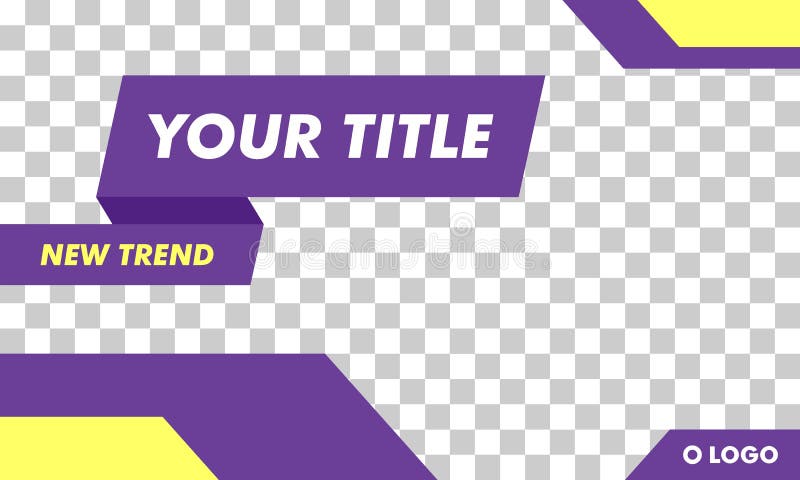 Flat Modern Landscape Web Banner Template Stock Illustration ...