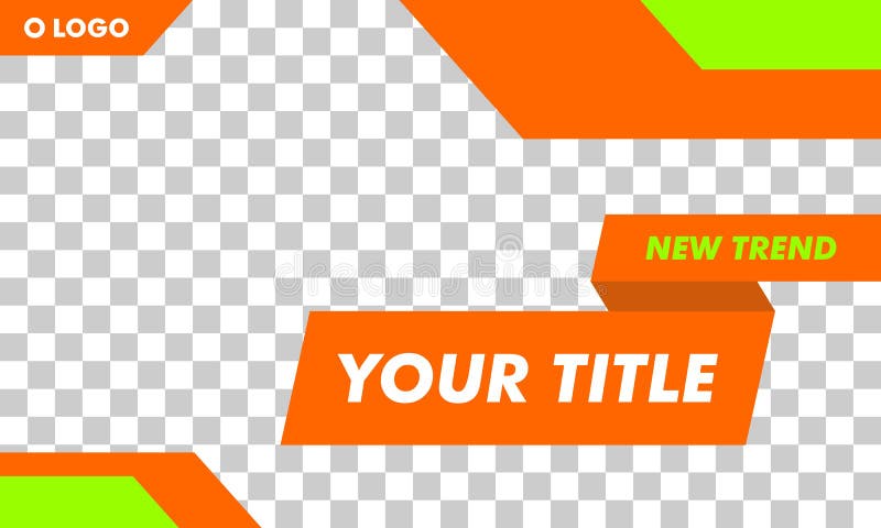 Flat Modern Landscape Web Banner Template Stock Illustration ...