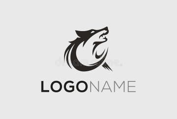 Monogram Wolf Stock Illustrations – 286 Monogram Wolf Stock ...