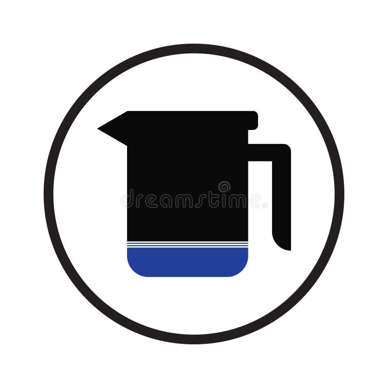 Flat mug icon stock vector. Illustration of white, symbol - 257334128