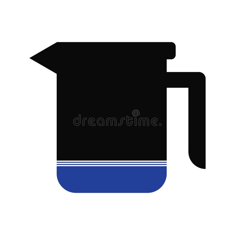Flat mug icon stock vector. Illustration of symbol, design - 257334166