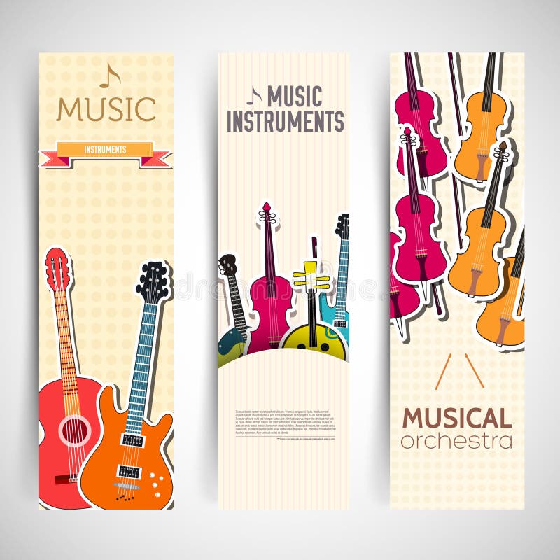 Flat Music Instruments Background Concept Vector Stock Illustrations ... Flat Music Instruments Background Concept Vector Stock Illustrations ...