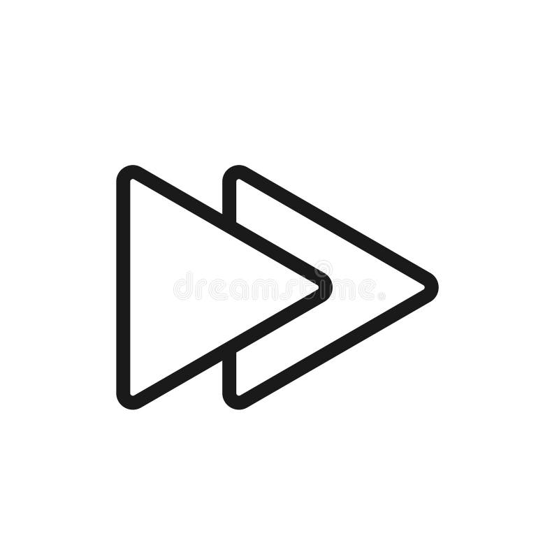 Flat Next Icon Symbol Illustration Design â€“ Vector Stock Illustration ...