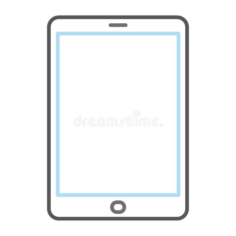 Flat Tablet for Writing for Paper Design. Clipboard, Checklist ...