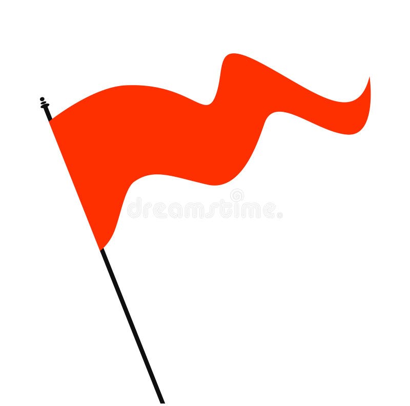 A Flat Orange Color Hindu Holy Flag Icon Stock Vector - Illustration of ...