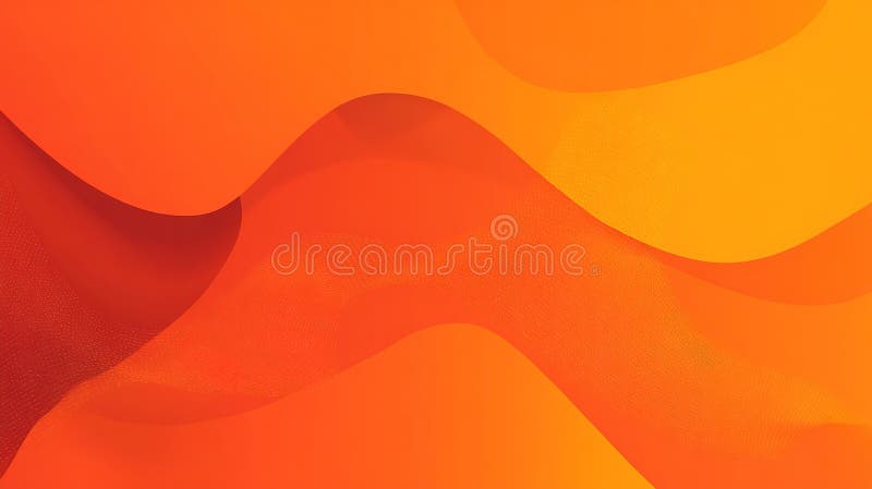 Flat Orange Gradient Abstract Design Stock Illustration - Illustration ...
