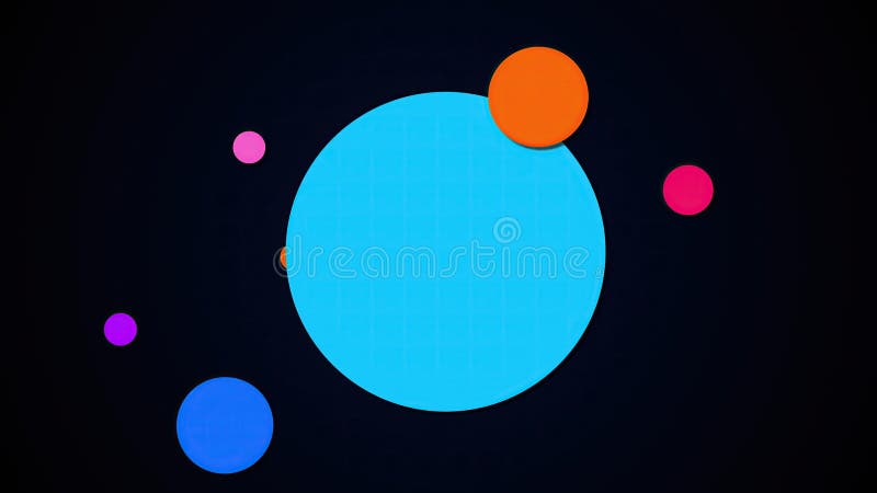 Flat Orbit Shape stock illustration. Illustration of line - 353081724