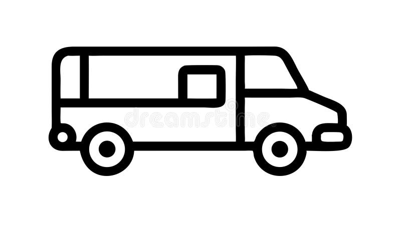 Cargo Van Outline Stock Illustrations – 14,465 Cargo Van Outline Stock ...