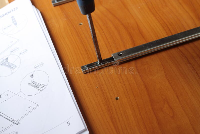 Flat-pack furniture stock photo. Image of assembly, fixing - 19028468