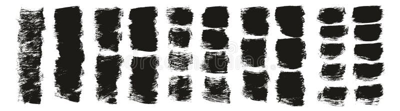Flat Paint Brush Thick Short Background High Detail Abstract Vector ...