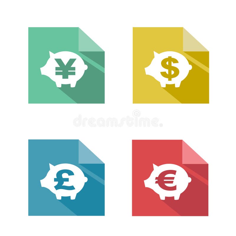 Flat Paper Currency Exchange Stock Vector - Illustration of business ...
