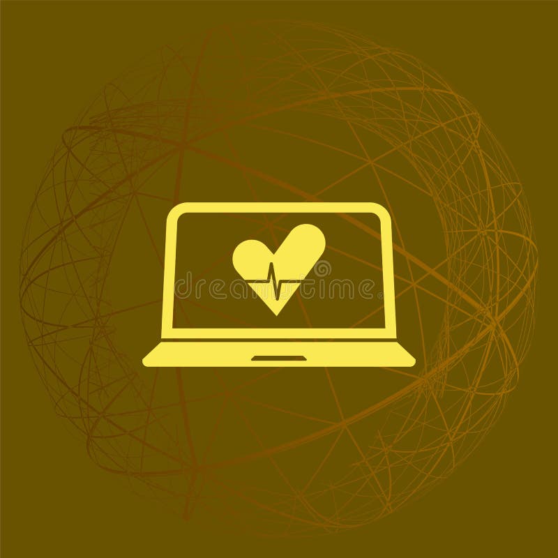 Flat Paper Cut Style Icon of Laptop Stock Illustration - Illustration ...