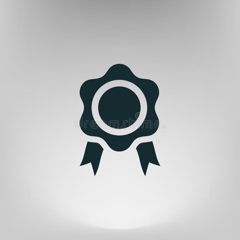 Flat Paper Cut Style Icon of Seal Stock Illustration - Illustration of ...