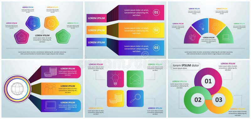 Infographic Design Elements (bookmarks) Stock Vector - Illustration of ...