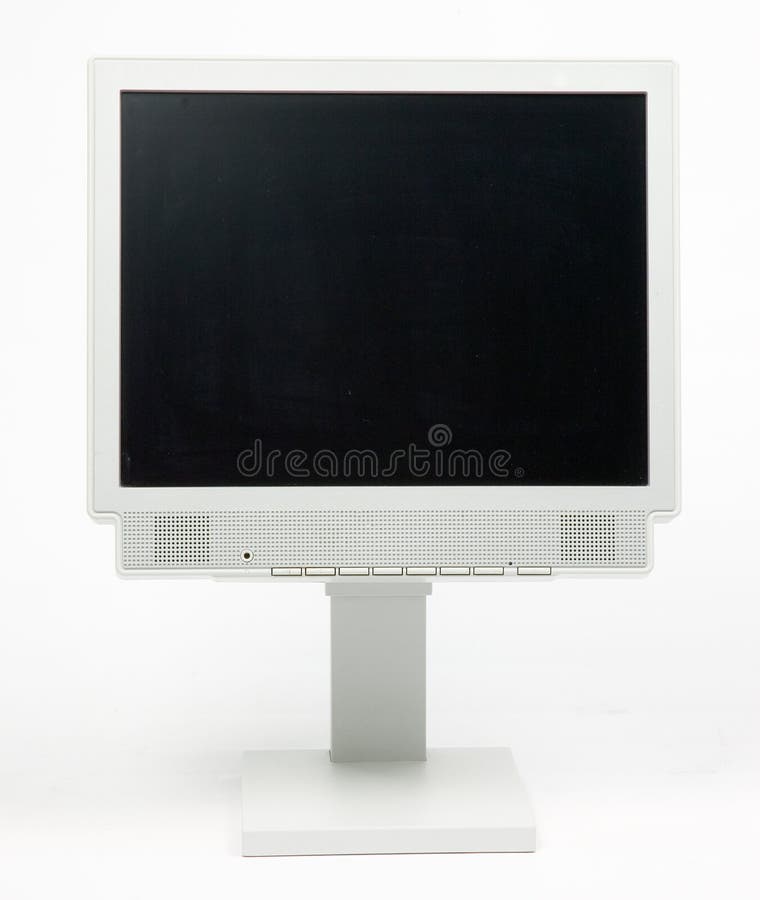 PC desktop computer stock photo. Image of isolated, desks - 580976