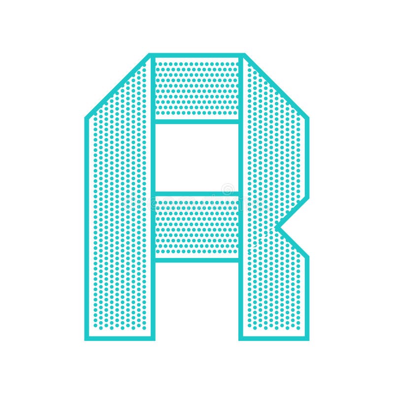 Flat perforate font stock vector. Illustration of flat - 136987645