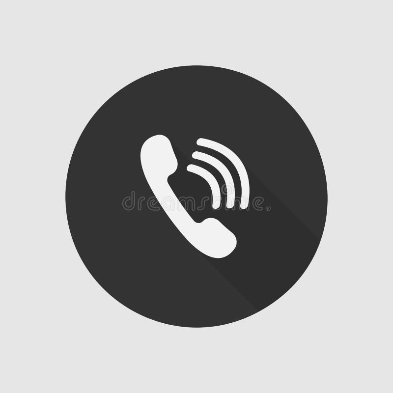 Flat phone web sign stock vector. Illustration of isolated - 106903661