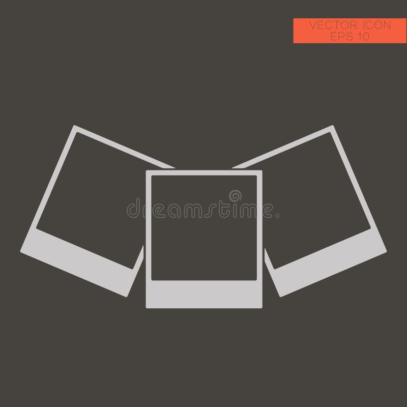 Flat Photo Frame Web Icon. Flat Photo Frame Web Icon Stock Illustration ...