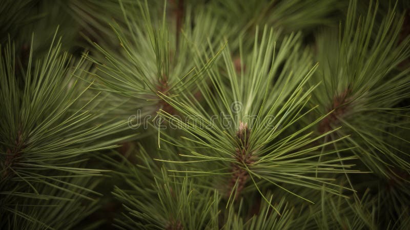Flat Pine Needle Texture Background Stock Illustration - Illustration ...