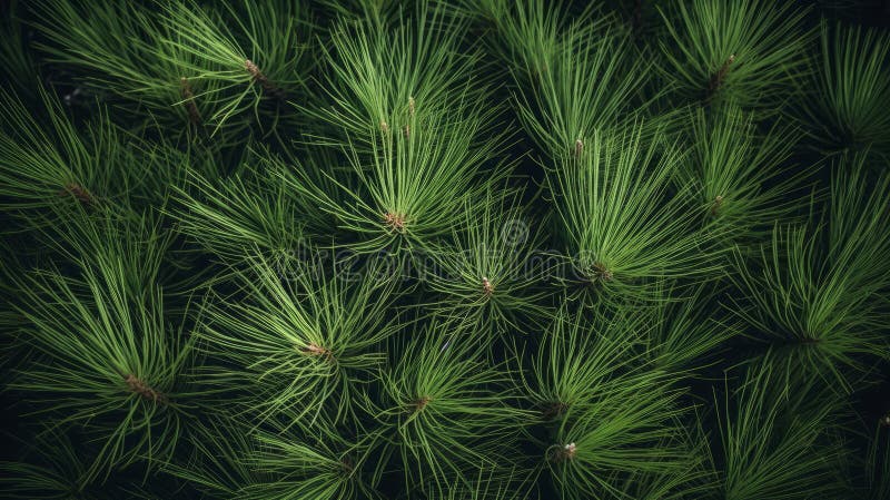 Flat Pine Needle Texture Background Stock Illustration - Illustration ...