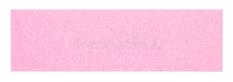 Flat Pink Rectangular Sticky Note Stock Photo - Image of empty ...
