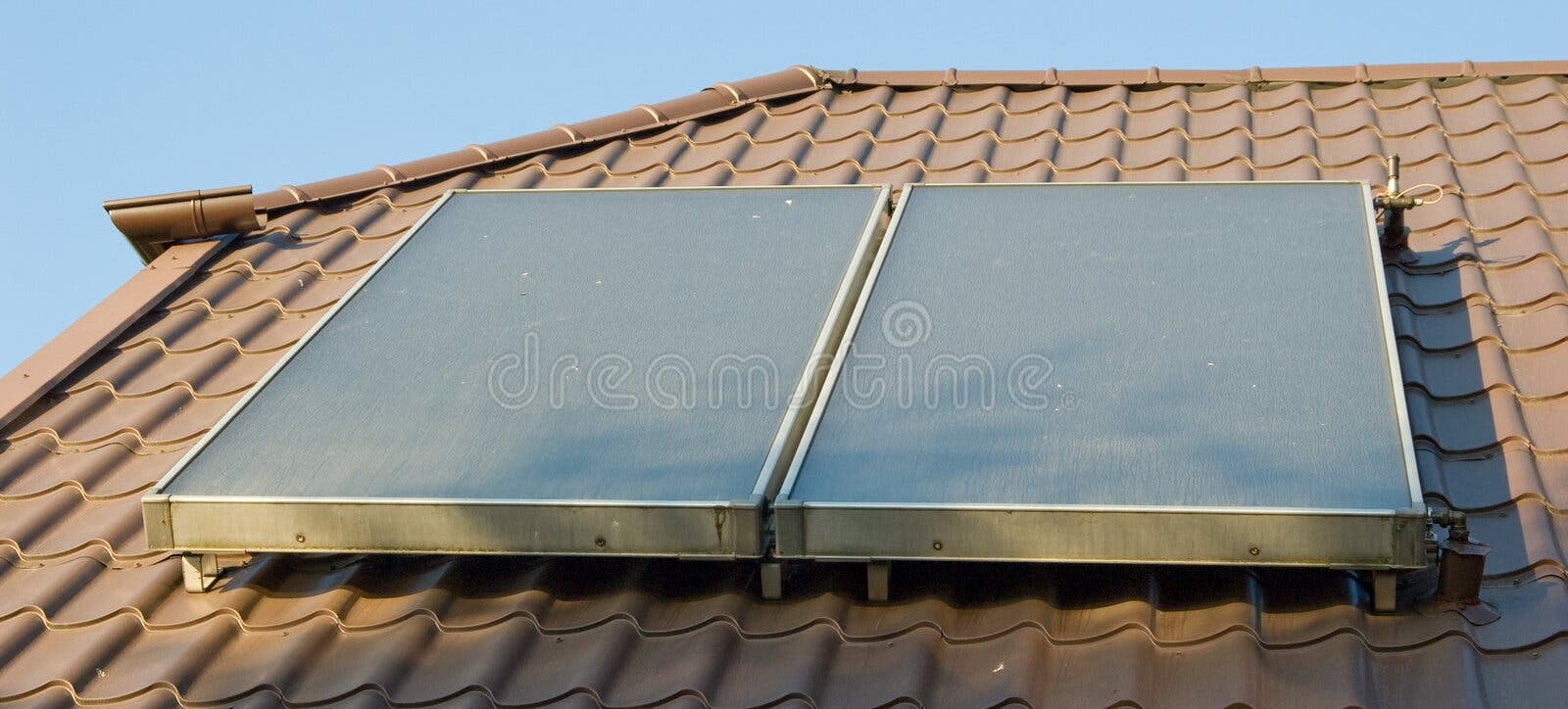 Solar Collector with Flat Plate Collector and Evacuum Tube Collector ...