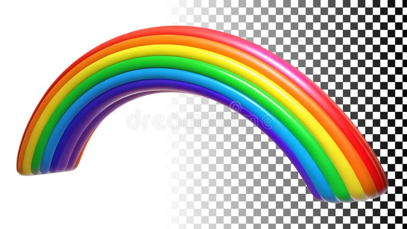 Flat Rainbow Stripe, Simple Colors and Spectrum Line Png Transparent ...