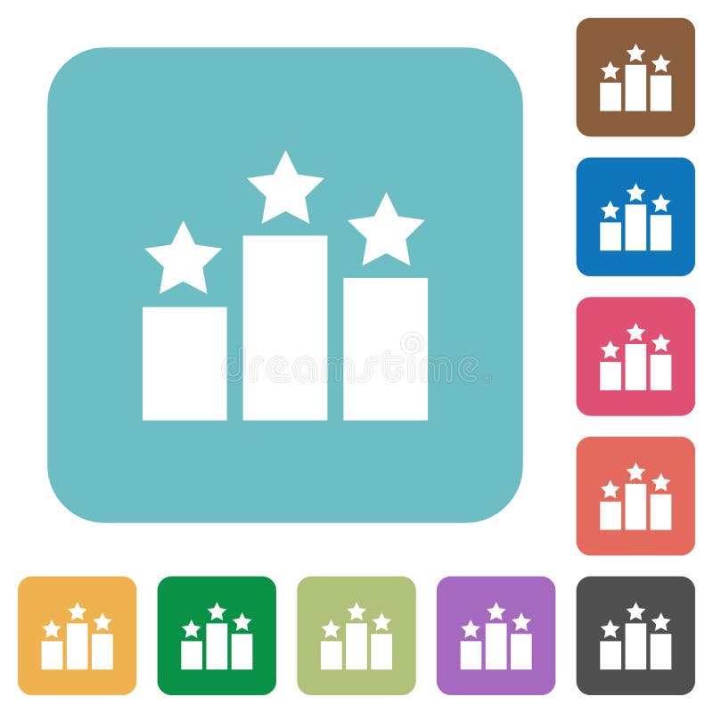 Ranking Icons. Golden Crown. Round Vectors. Stock Vector - Illustration ...