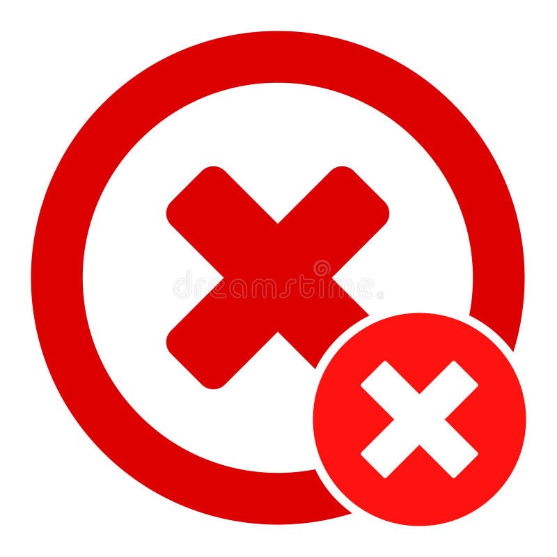 Raster False Positive Icon Illustration Stock Illustration ...