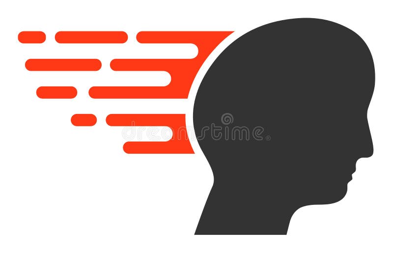 Fast Thinking Icon. Line Simple Personality Icon for Templates, Web ...