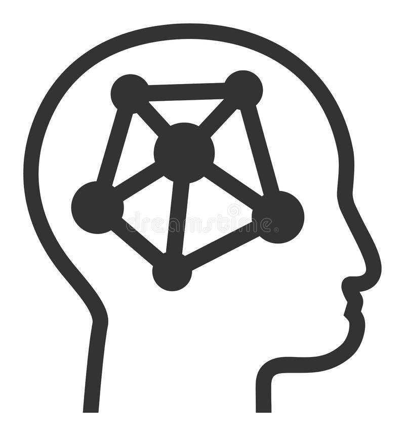 Flat Raster Human Memory Links Icon Stock Illustration - Illustration ... Flat Raster Human Memory Links Icon Stock Illustration - Illustration ...