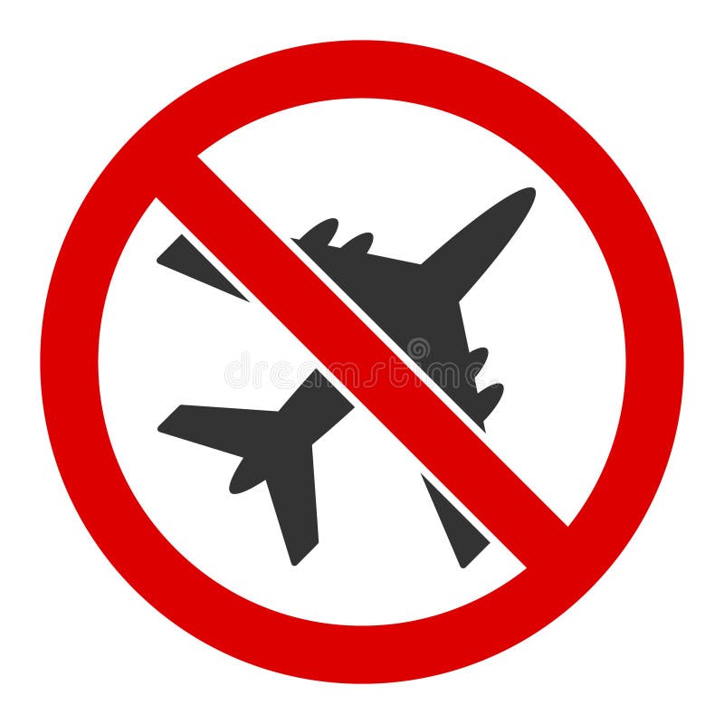 No Airplane Symbol Stock Illustrations – 1,980 No Airplane Symbol Stock ...