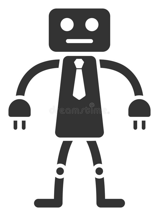 Official Robot Mosaic Icon of Round Dots Stock Vector - Illustration of ...