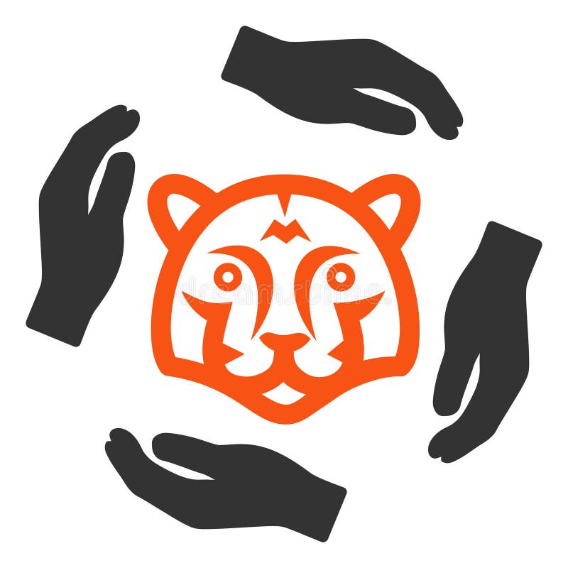 Save Tigers Polygonal Web Vector Mesh Illustration Stock Illustration ...