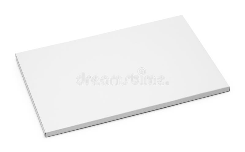 Flat Rectangle White Box stock photo. Image of rectangle - 324524438