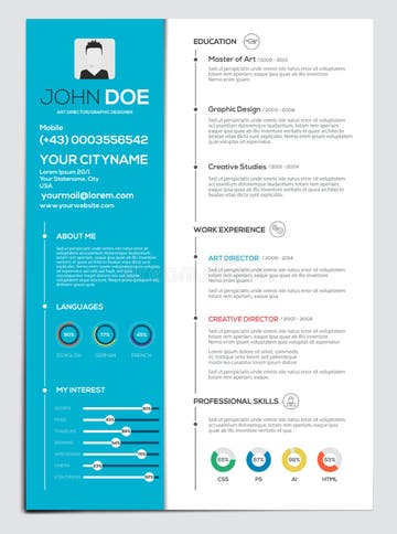 Resume Graph Stock Illustrations – 2,068 Resume Graph Stock ...