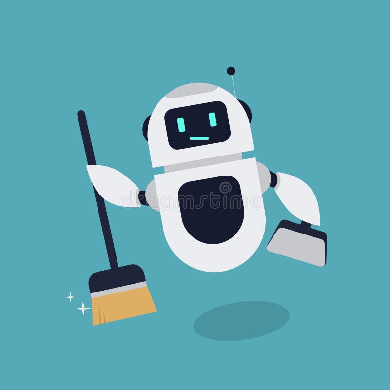 Robot, Cleaning and Sanitizing Benchtop in Cleanroom, with Equipment ...