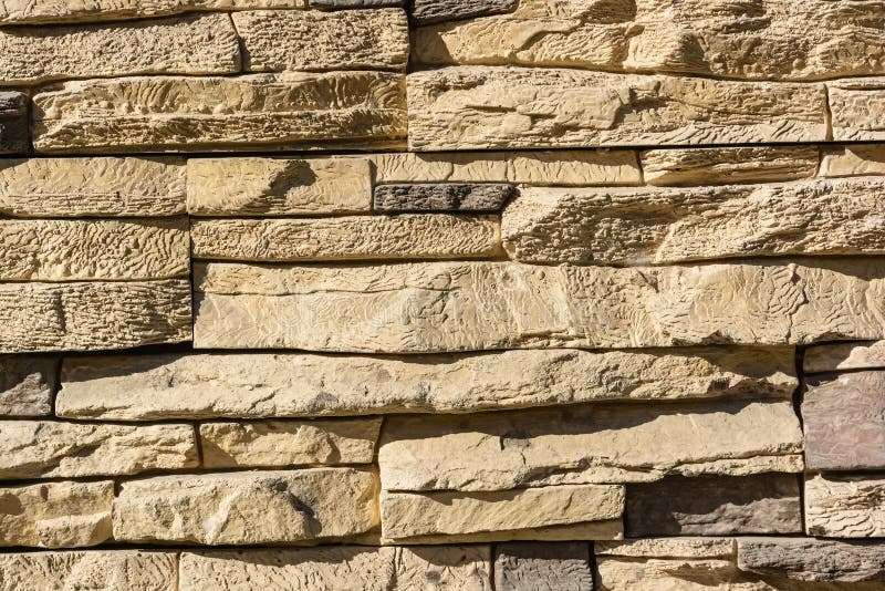 Flat Rocks Layered To Form a Solid Wall Stock Photo - Image of layered ...