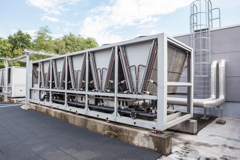 Cooling air conditioning stock photo. Image of industrial - 122478232