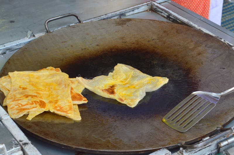 Flat Roti Pancakelike Bread of Indian Stock Image - Image of india ...