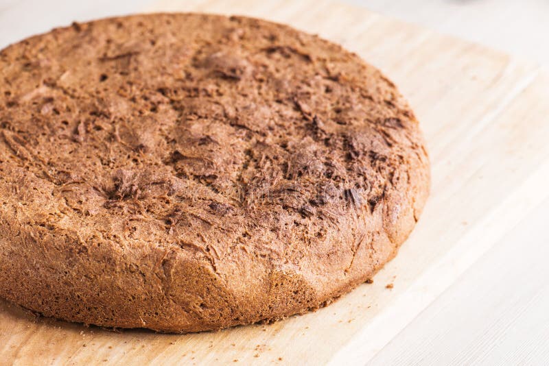 Flat round rye flatbread stock image. Image of flour - 42384293