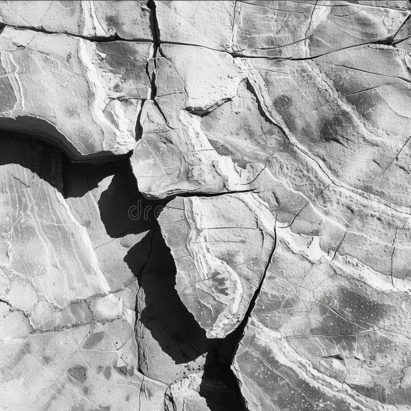 A Flat Sandycolored Rock with a Rough Ridged Surface Seemingly Showing ...