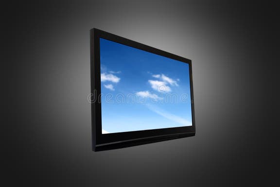 Flat screen stock photo. Image of definition, plasma - 14639210