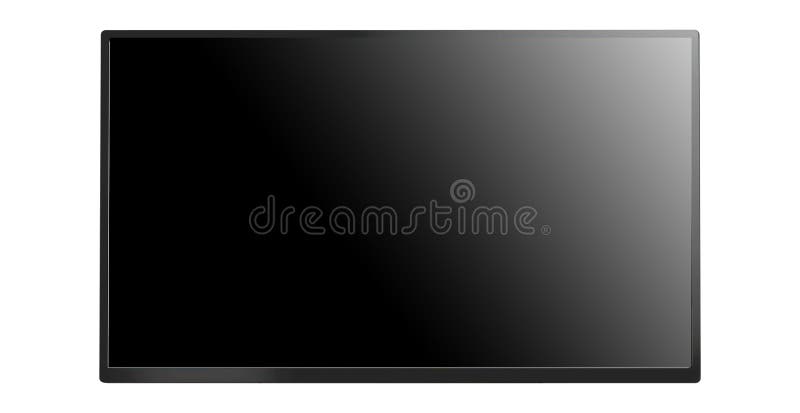 TV Flat Screen Lcd, Plasma Isolated Stock Image - Image of mock, plasma ...