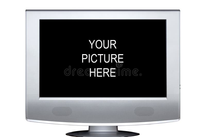Flat Screen Stereo Television Stock Photo - Image of programmer, plasma ...