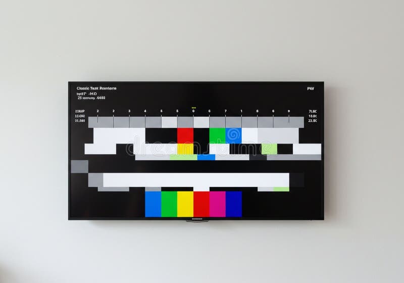 Classic Color Test Pattern Stock Illustrations – 174 Classic Color Test ...