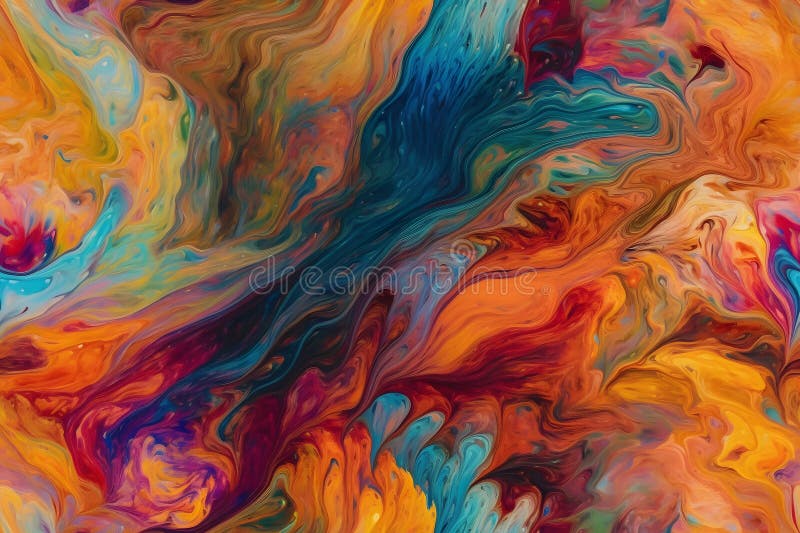 Seamless Artistic Background of Colored Diffusing Turbulent Fumes or ...