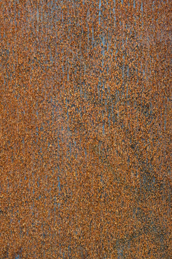 Flat Sheet of Iron with Pattern and Texture in Orange Rust from ...