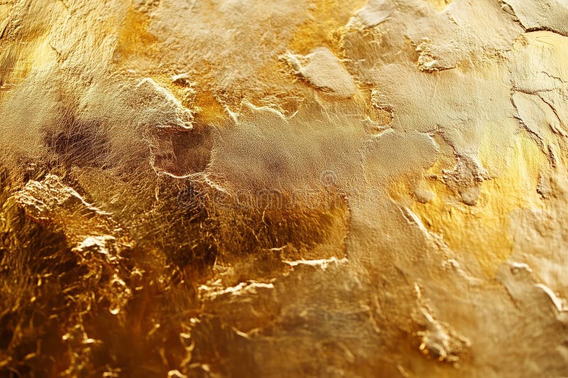 Flat Shiny Gold Textured Metal Surface, Abstract Background Stock ...
