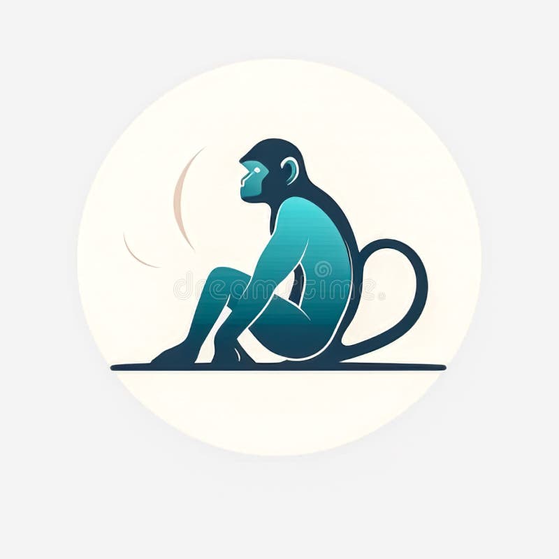 Monkey Sitting Silhouette Stock Illustrations – 363 Monkey Sitting Silhouette Stock ...